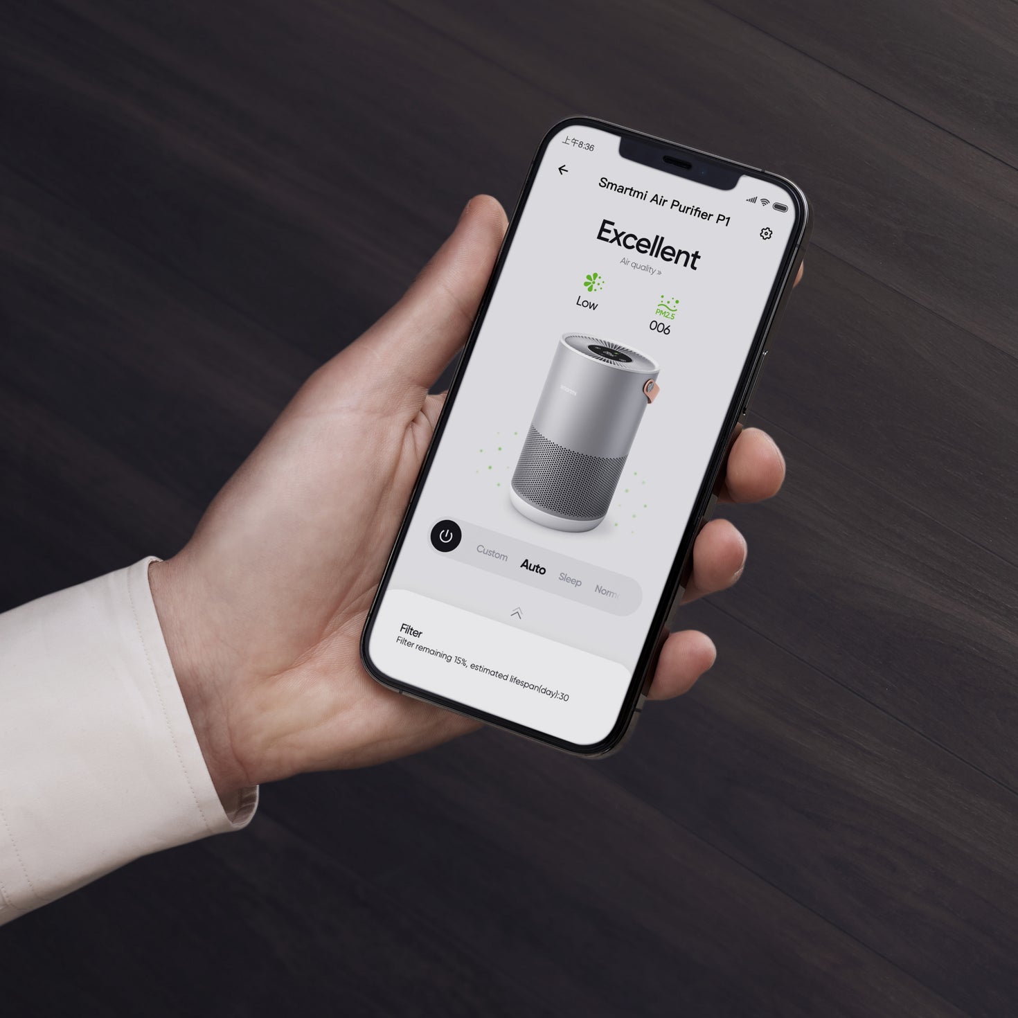 Smartmi P1: Portable Air Purifier with True HEPA for Pure Air