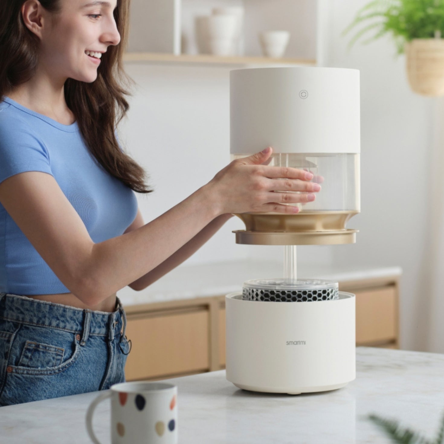 Smartmi Rainforest: Top-Fill, Mist-Free Humidifier for Homes
