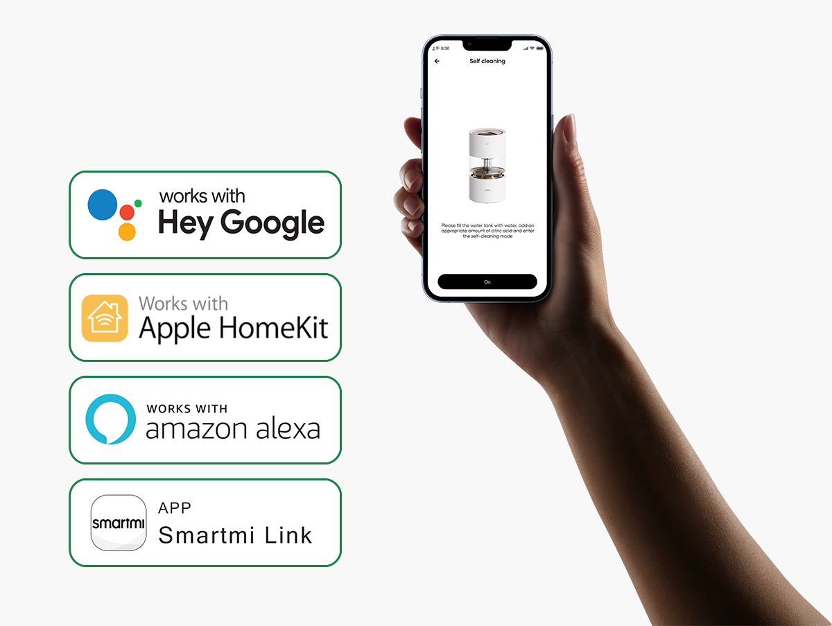 Smartmi Rainforest: Top-Fill, Mist-Free Humidifier for Homes